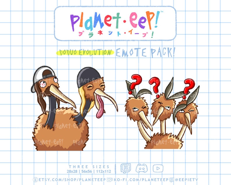 Poki Emotes | Doduoevolution | Bird Emotes | What Emote | Jay and ...