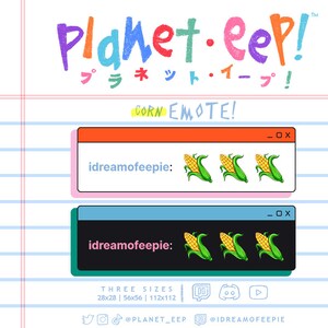 Corn Emote Thanksgiving Emote Food Emote Twitch Emote Discord Emote ...
