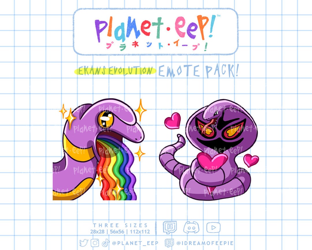 Poki Emotes | Ekansevolution | Snake Emote | Uwu Emote | Rainbow Barf ...