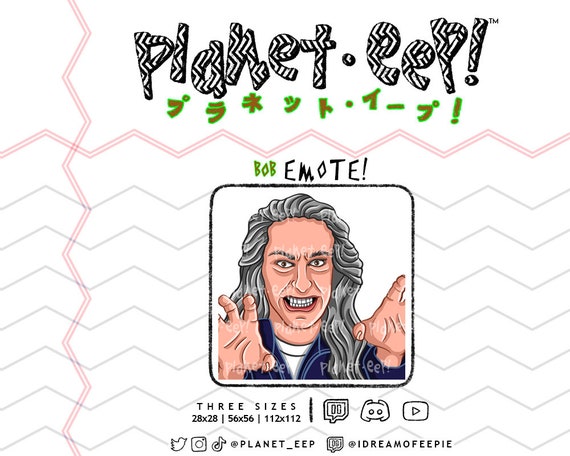 Twin Peaks Emote Bob Emote David Lynch Twitch Emote - Etsy