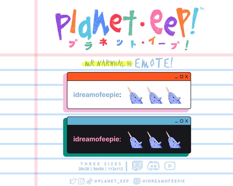 Christmas Emote | Narwhal Emote | Hi Emote | Elf Emote | Twitch Emote ...