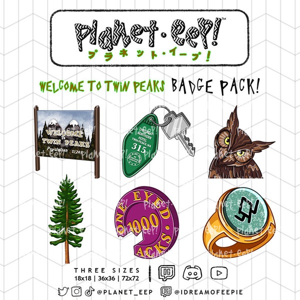 Green Twin Peaks Art - Etsy