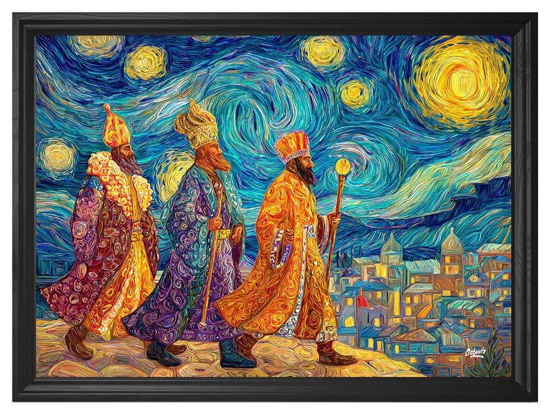 Three Kings Day Art: Epiphany Giclee Print, Puerto Rico (not Framed) - Etsy