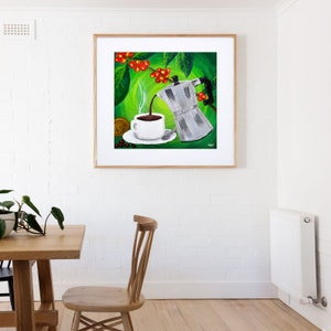 Kitchen Coffee Print Puerto Rico Espresso Machine Coffee Caribbean Home ...