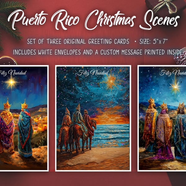 Three Kings Card - Etsy