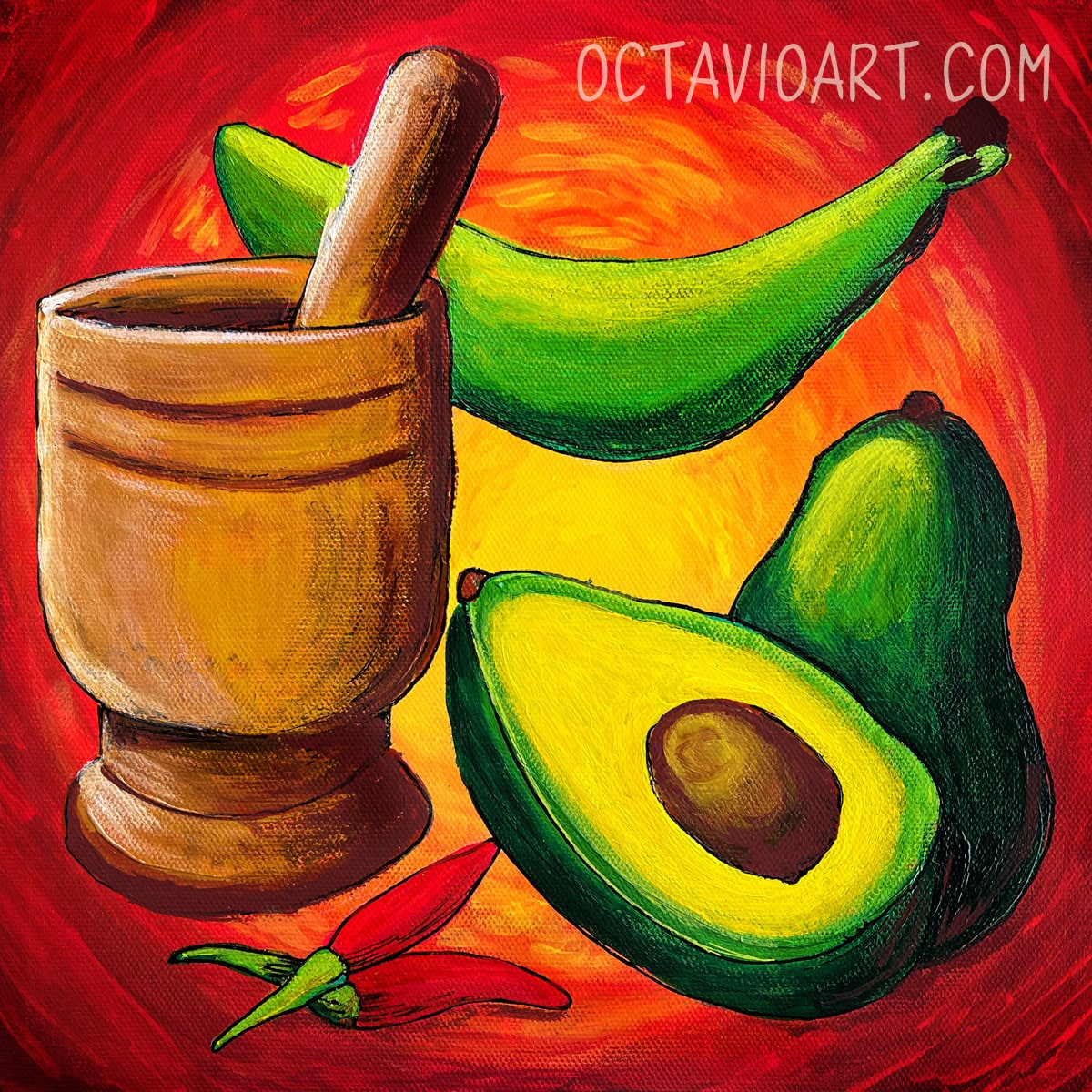 Puerto Rico Print Kitchen Trio Colorful Art Wall Fruits - Etsy