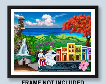 Puerto Rico Collage - Etsy