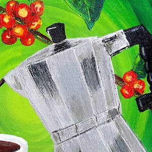 Kitchen Coffee Print Puerto Rico Espresso Machine Coffee Caribbean Home ...