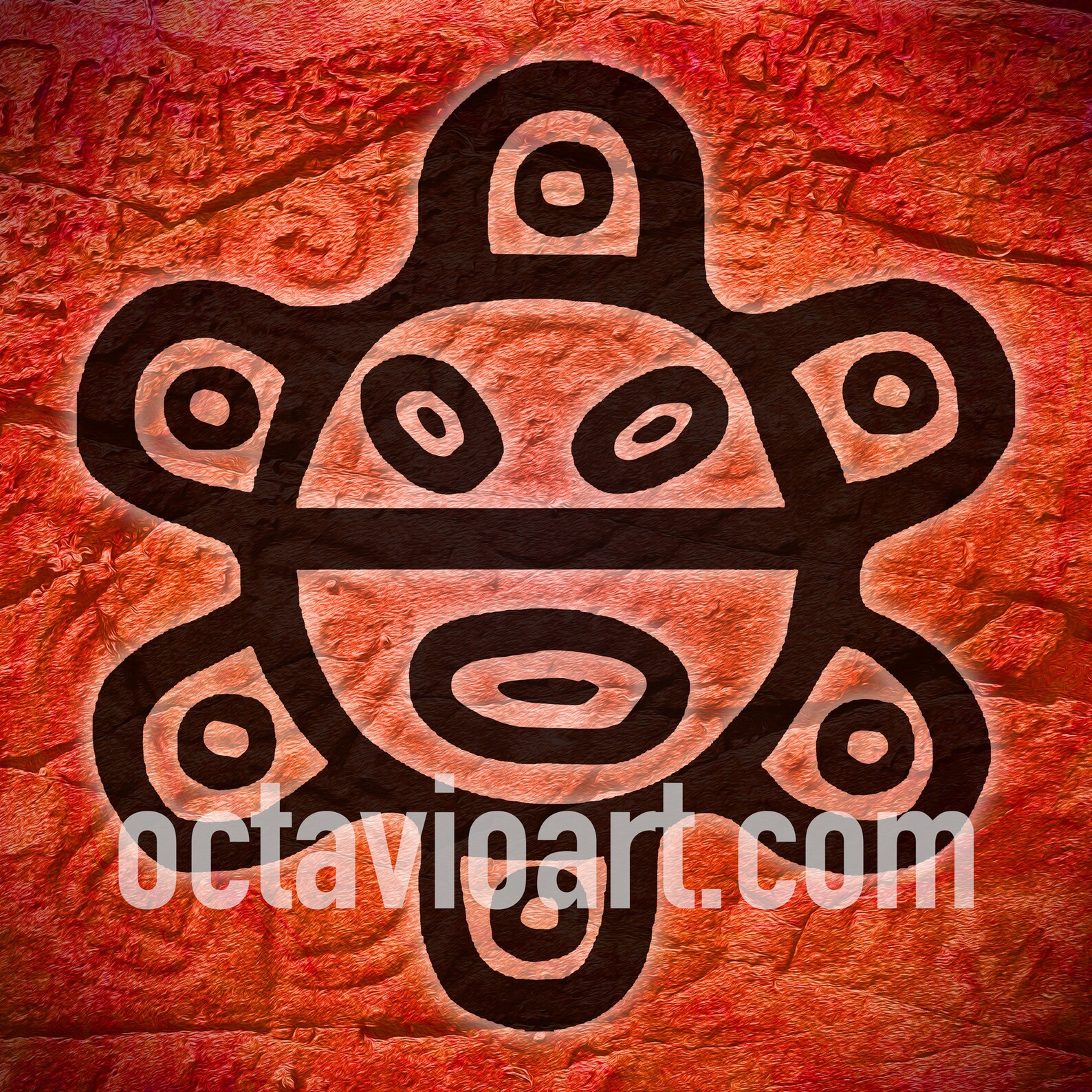 Puerto Rico Taino Triptyque Símbolos Tainos Wall Art Prints. Ensemble ...