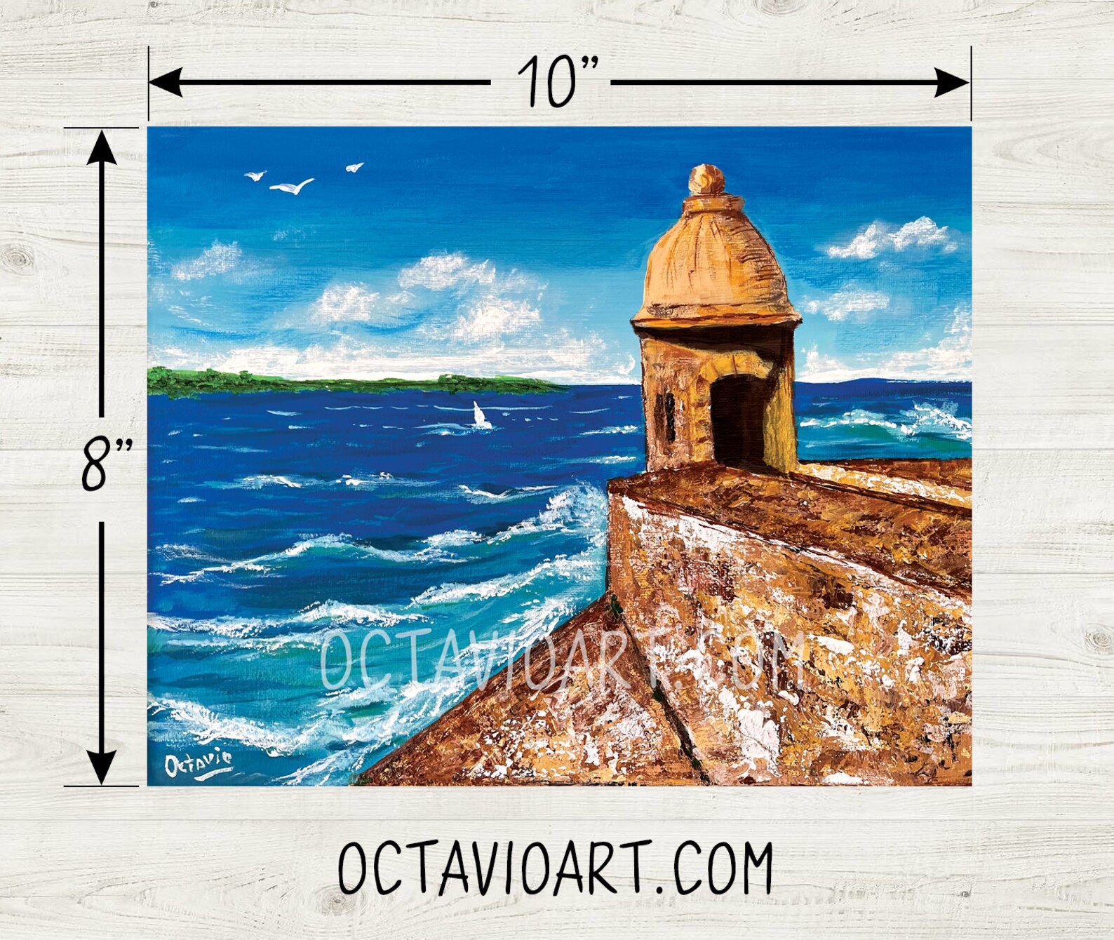 Garita at El Morro Fort by the Sea High Res Wall Art Print - Etsy
