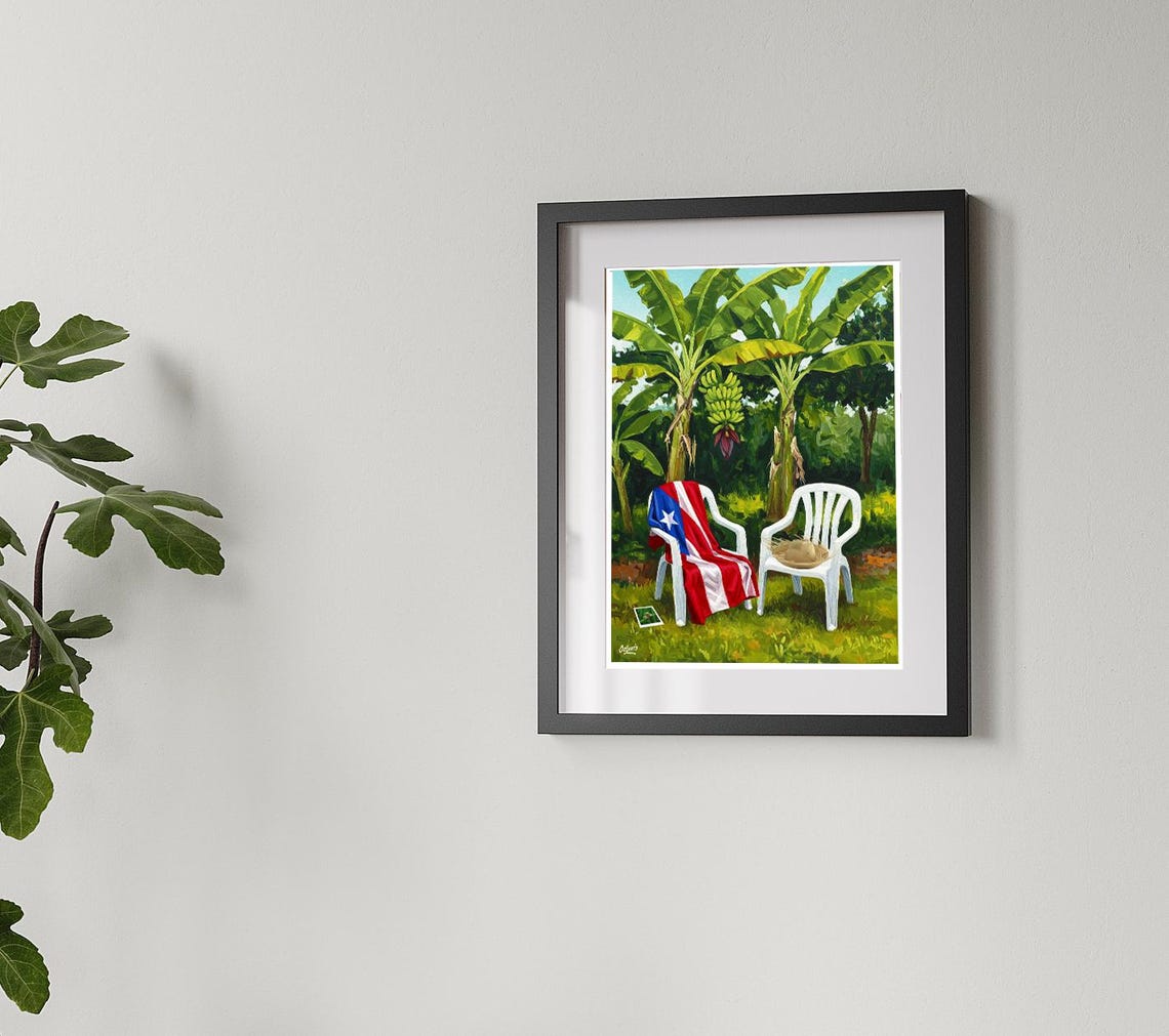 Bad Bunny Puerto Rico Art Print: DTMF Album Cover Giclée on Canvas (NOT ...