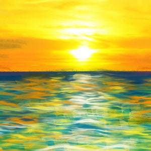 Puerto Rico Giclée Beach Boat Print Sunset Wall Decor Puerto Rico Art ...