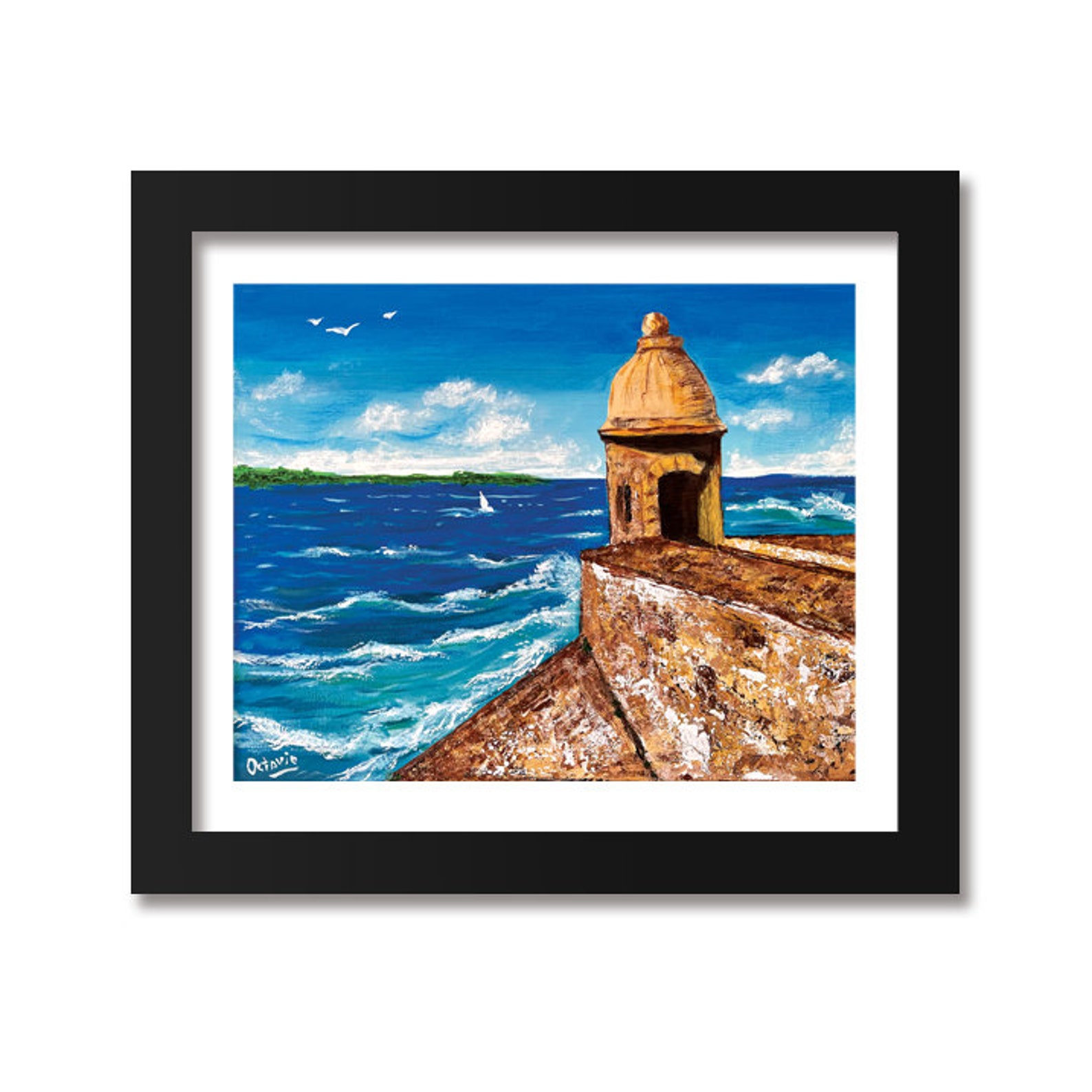 Garita at El Morro Fort by the Sea High Res Print From My | Etsy
