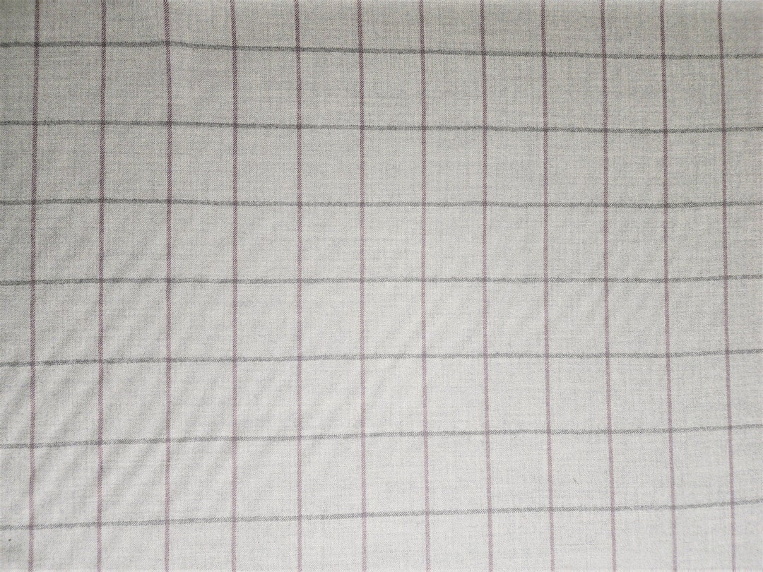 Holland & Sherry Savile Row Check Fabric - Etsy