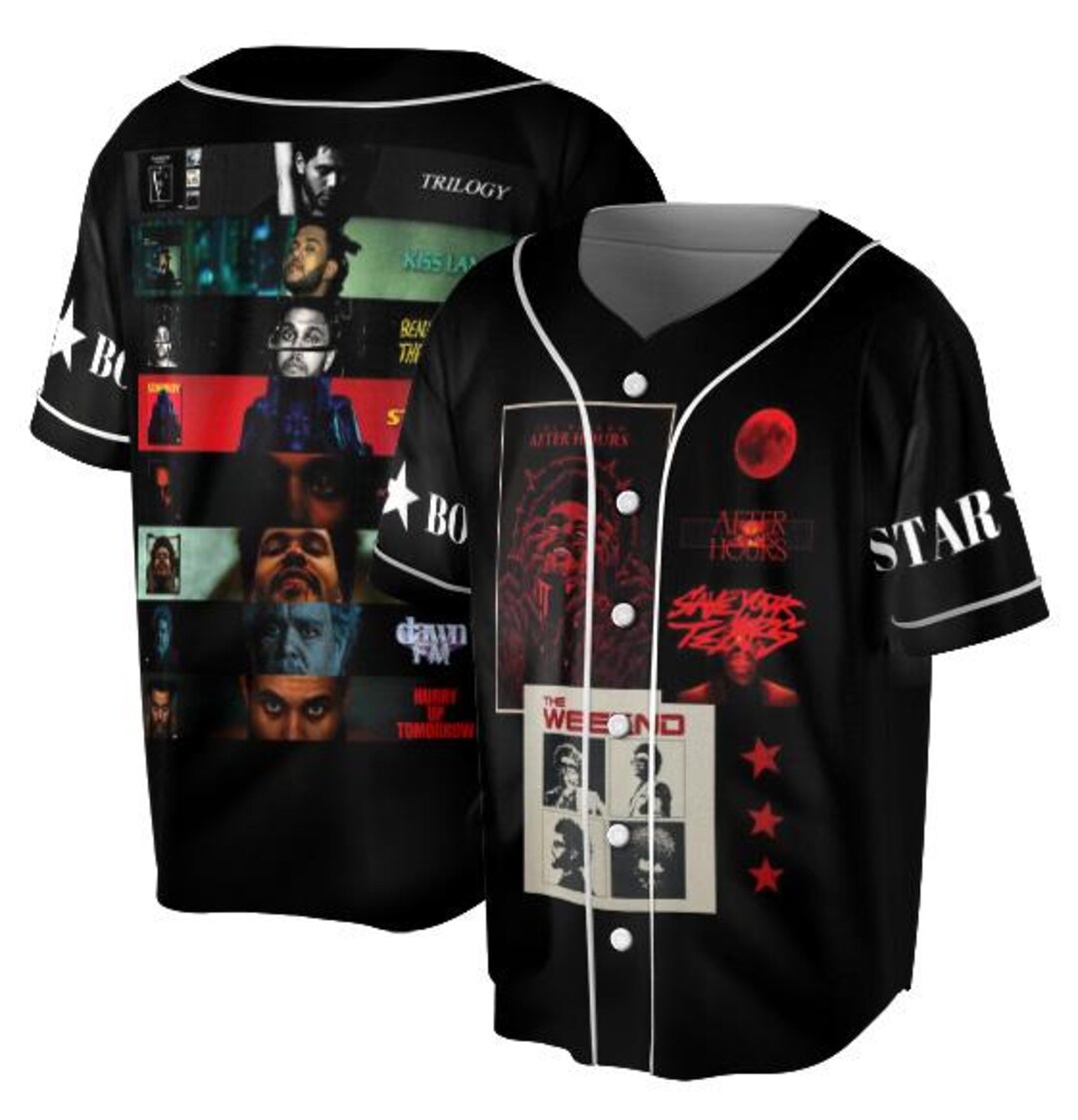 The Weeknd Merch XO Albums Jersey, Top Albums the Weeknd Vintage Jersey ...
