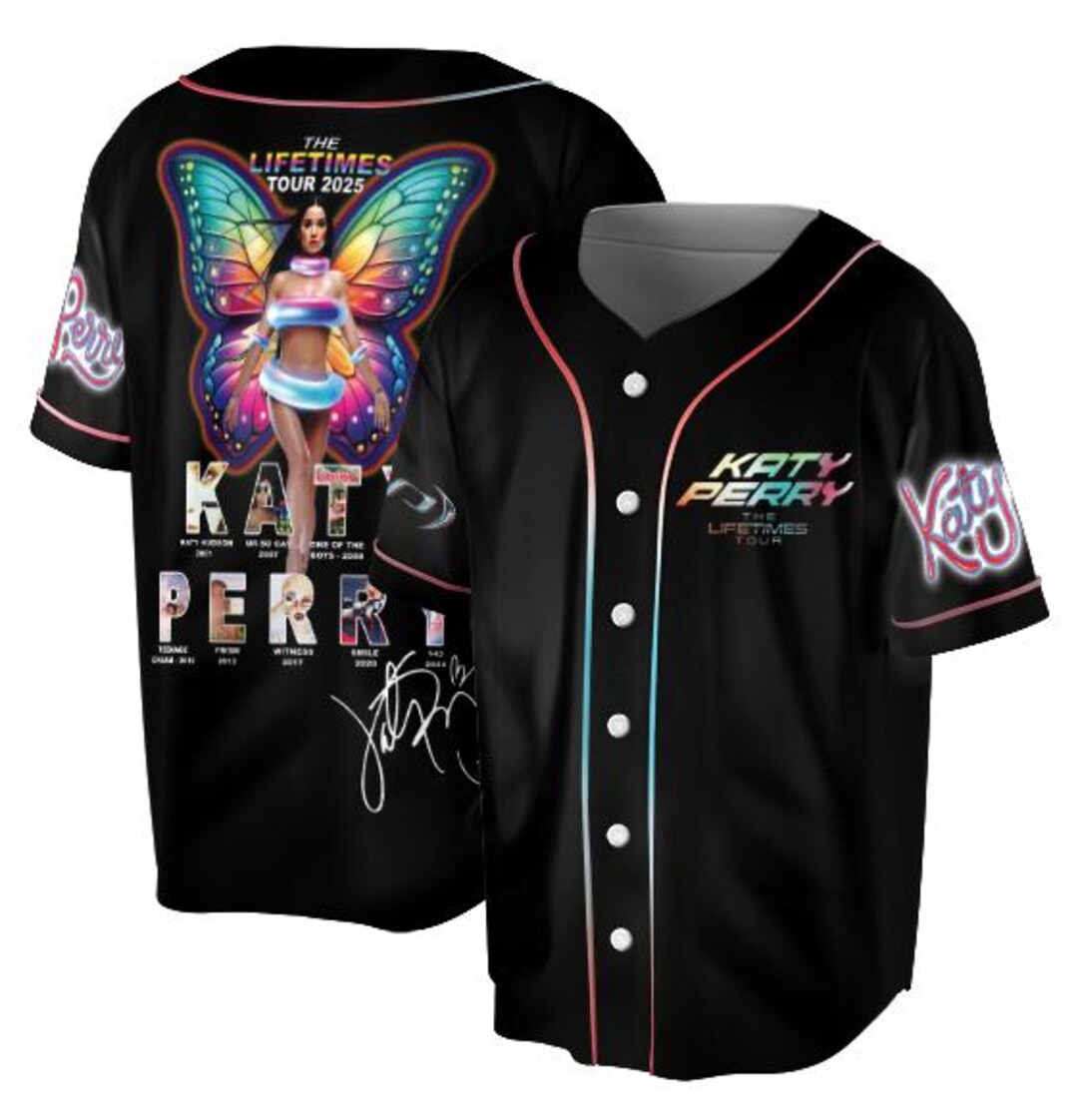2025 Katy Perry the Lifetime Tour Jersey, Katy Perry Tee, Katy Perry ...