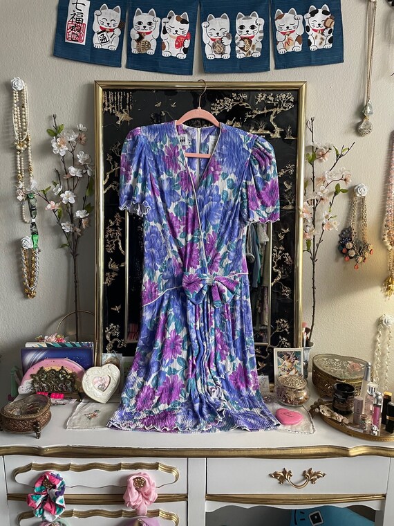Vintage 80s floral print - Gem