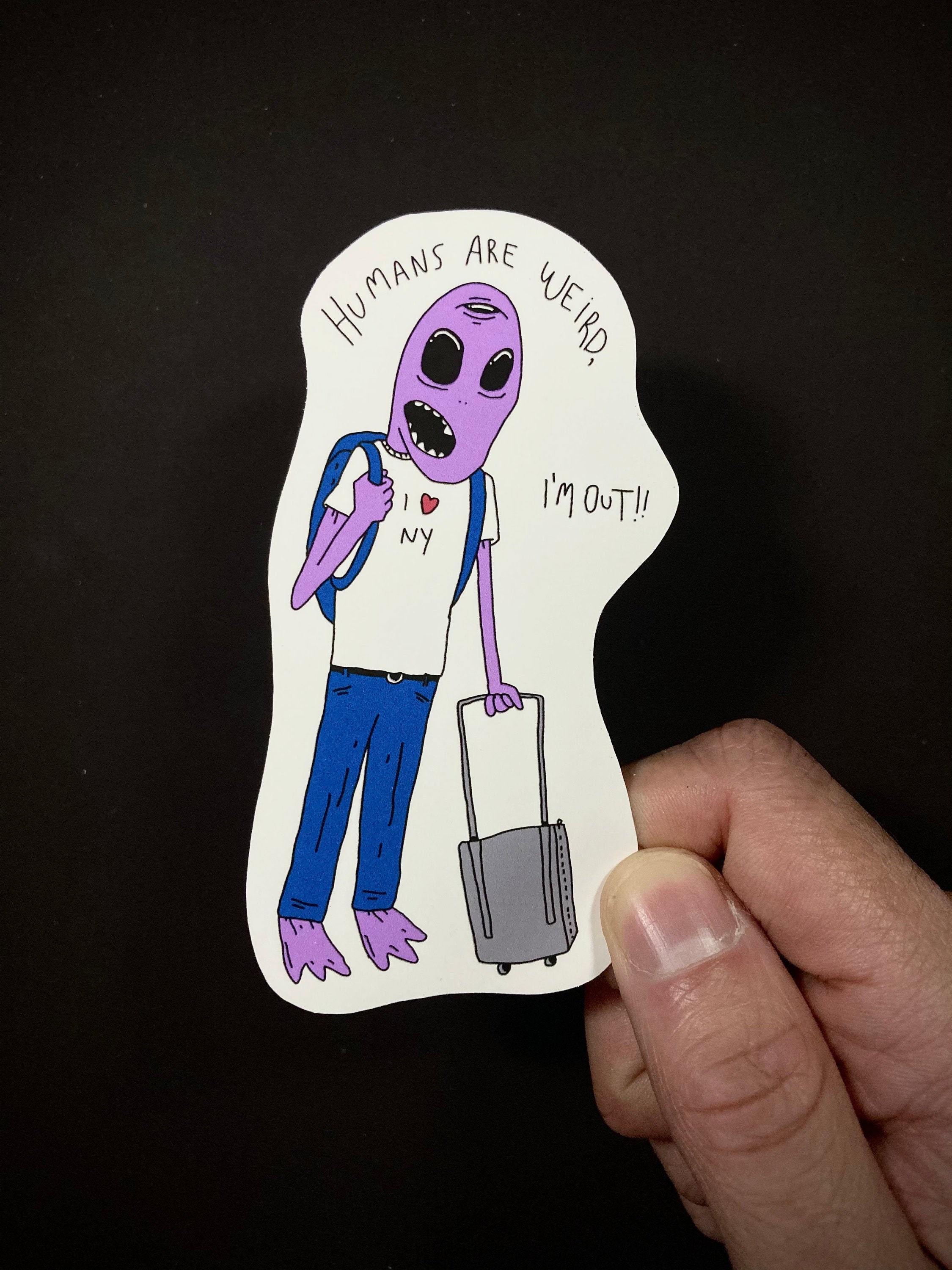 Humans Are Weird Stickers - Etsy