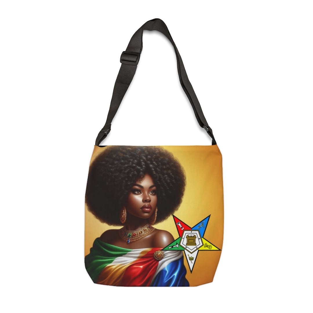 Order of the Eastern Star Afro Sister Tote Bag - Etsy