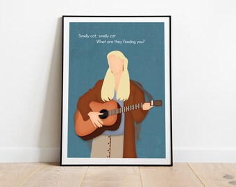 Smelly Cat Song Friends TV Show Phoebe Buffay's - Etsy