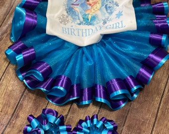 Anna Frozen Tutu - Etsy