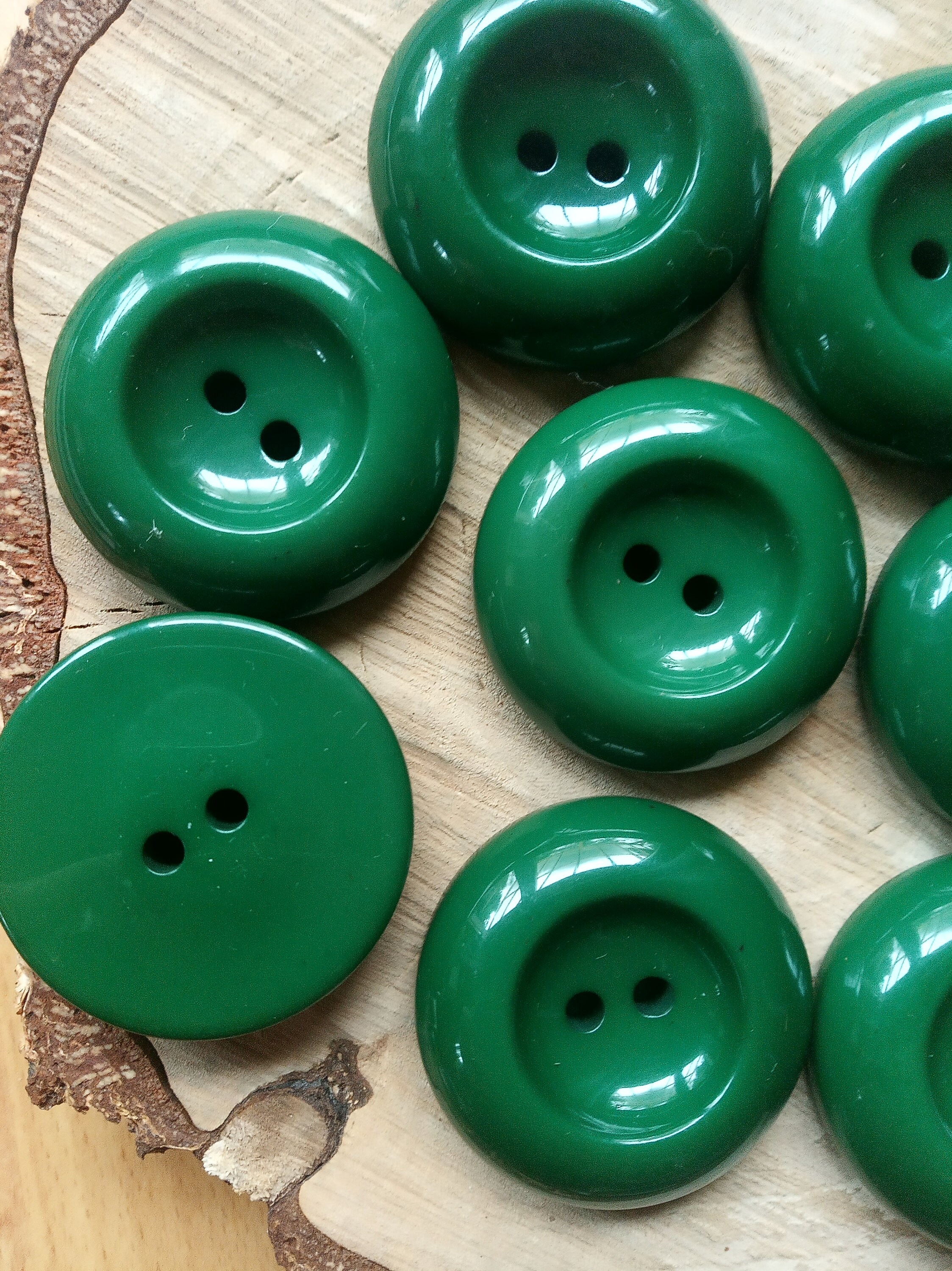 Large Green Button40mm Green Button2 Holes Green Button8 - Etsy Ireland