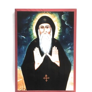 Orthodox Icon of St Macarius the Great of Egypt on Poplar Wood - Etsy