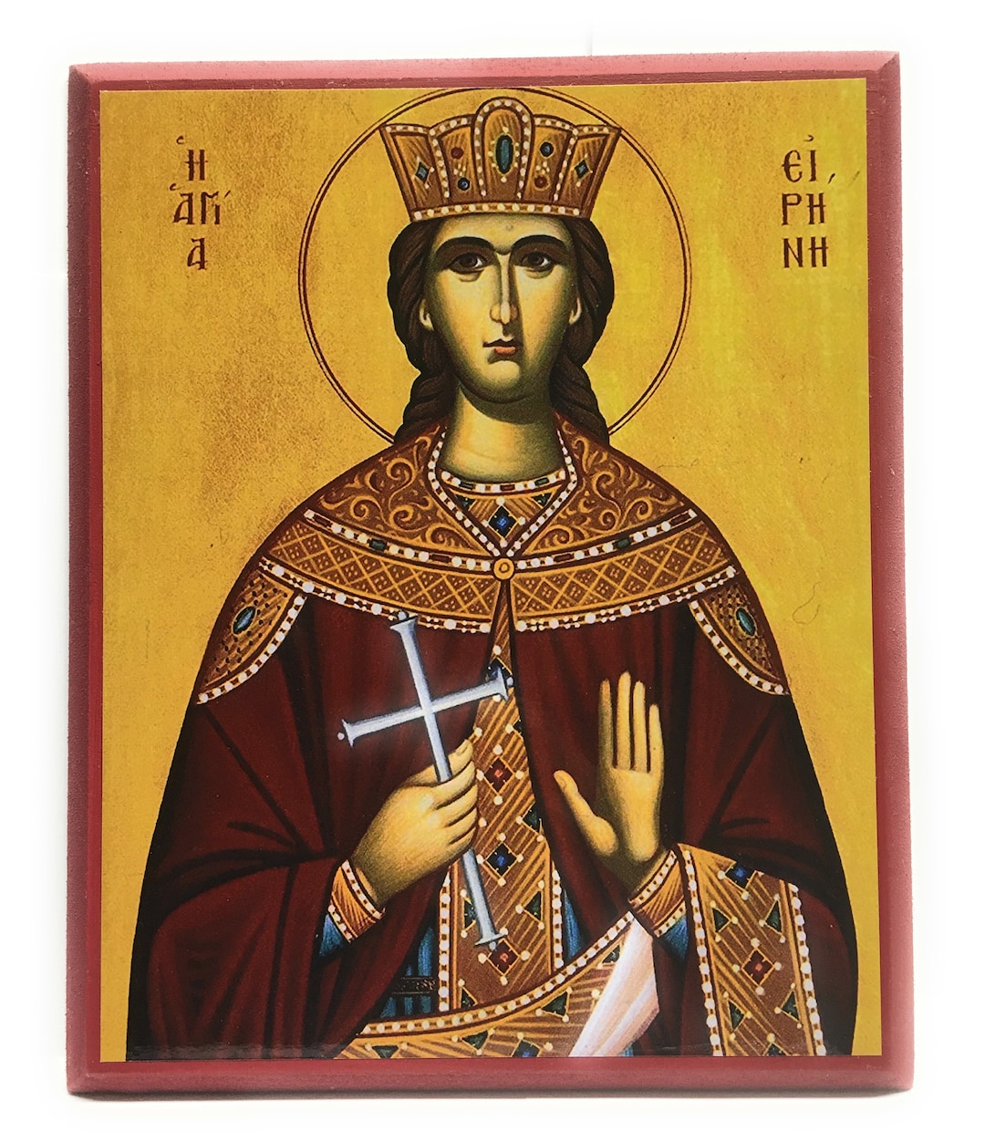 St. Irene the Martyr Orthodox Icon on Wood - Etsy