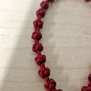 Hand-knotted Prayer Rope/komboskini Red. Handmade With Prayer. - Etsy