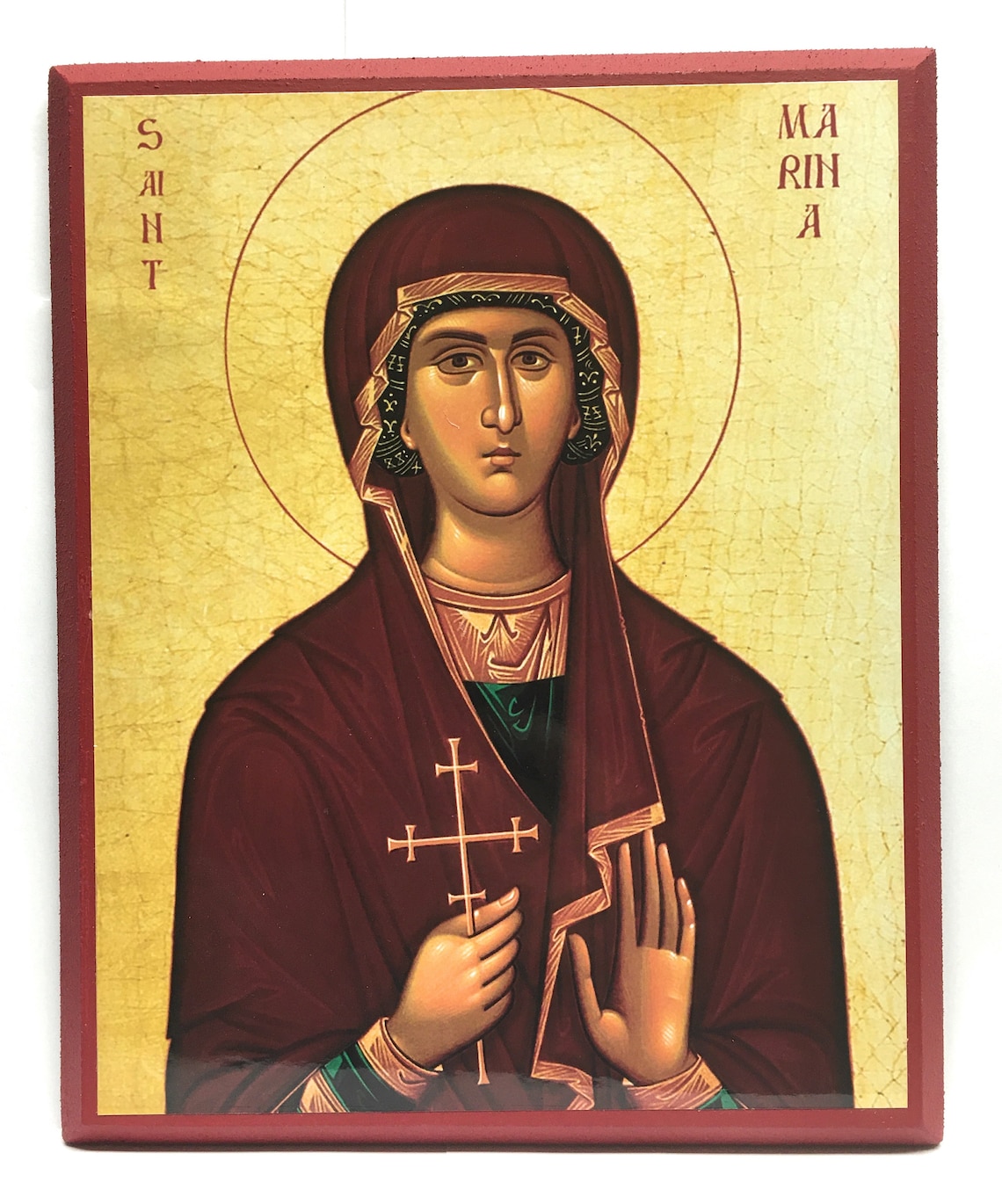 Classic Orthodox Icon of St Marina the Great Martyr | Etsy