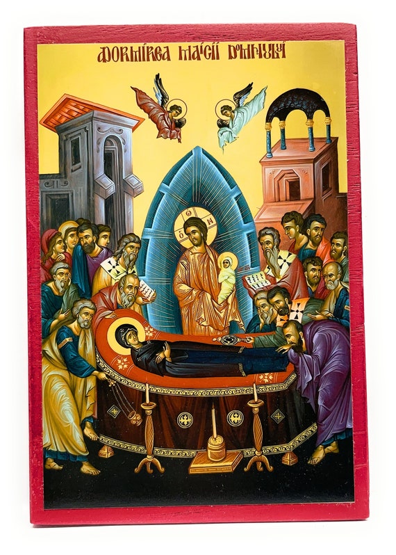 Orthodox Icon of the Dormition of the Mother of God Holy | Etsy