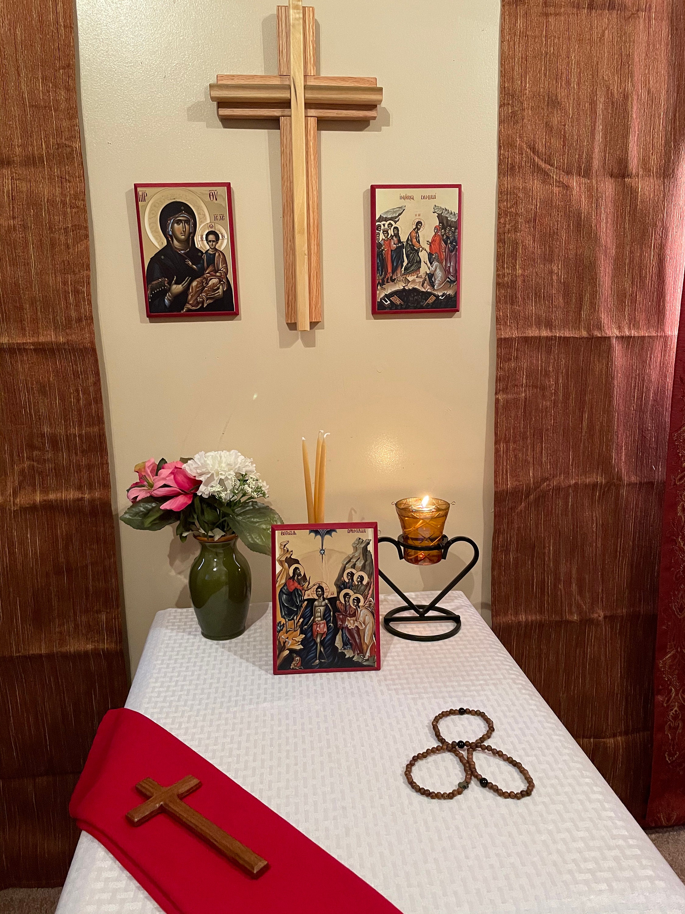 Orthodox Icon of the Baptism of Jesus Christ by St John the - Etsy