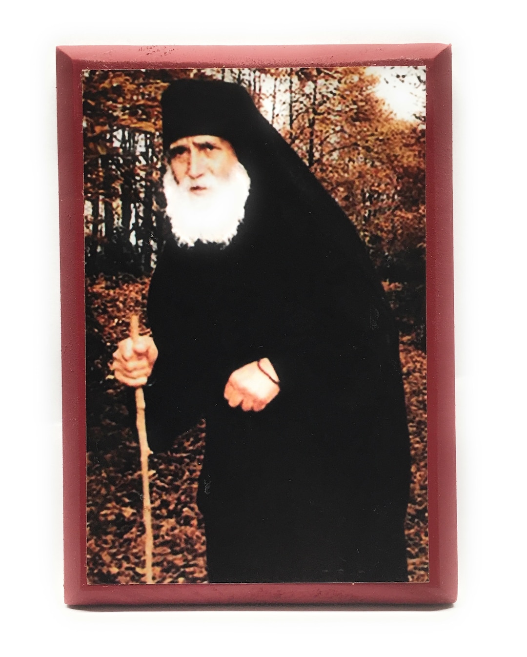 Mounted Image of St Paisios of Mount Athos on Poplar Wood - Etsy