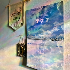 2025 Angel Number Calendar, Witchy Calendar, Affirmations Wall Art ...