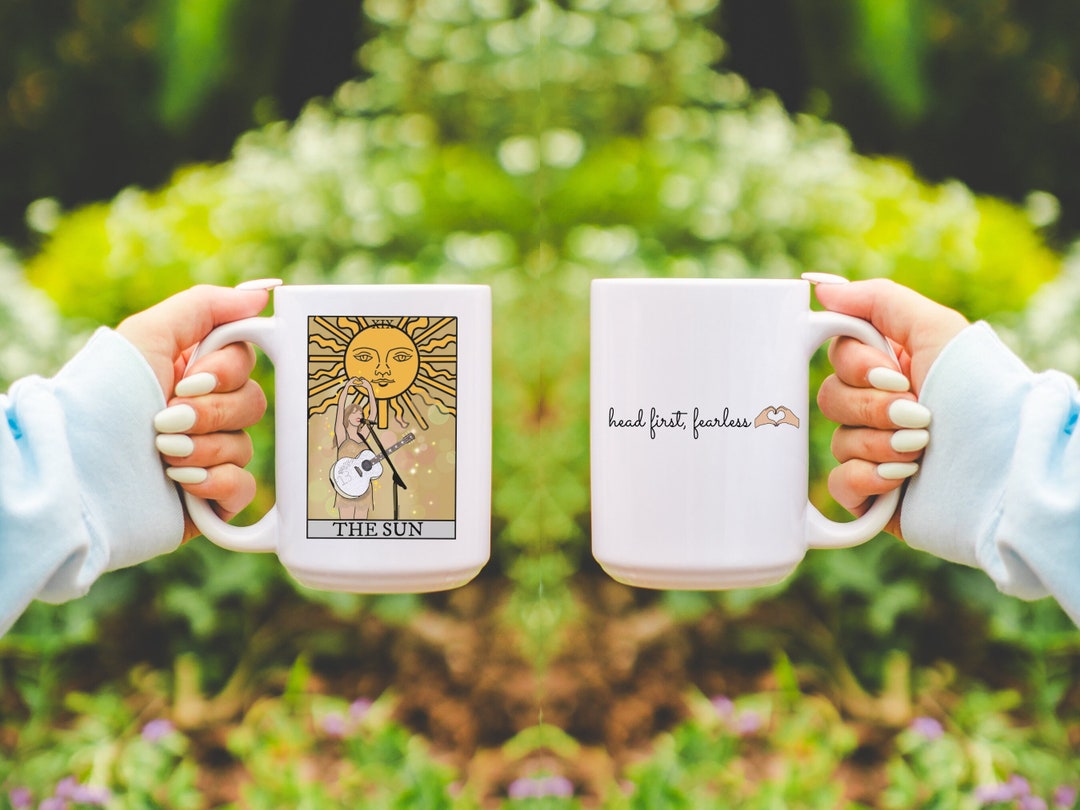 Taylor Mug, Taylor Tarot Card, the Sun Tarot Card, Eras Tour Mug, Eras ...