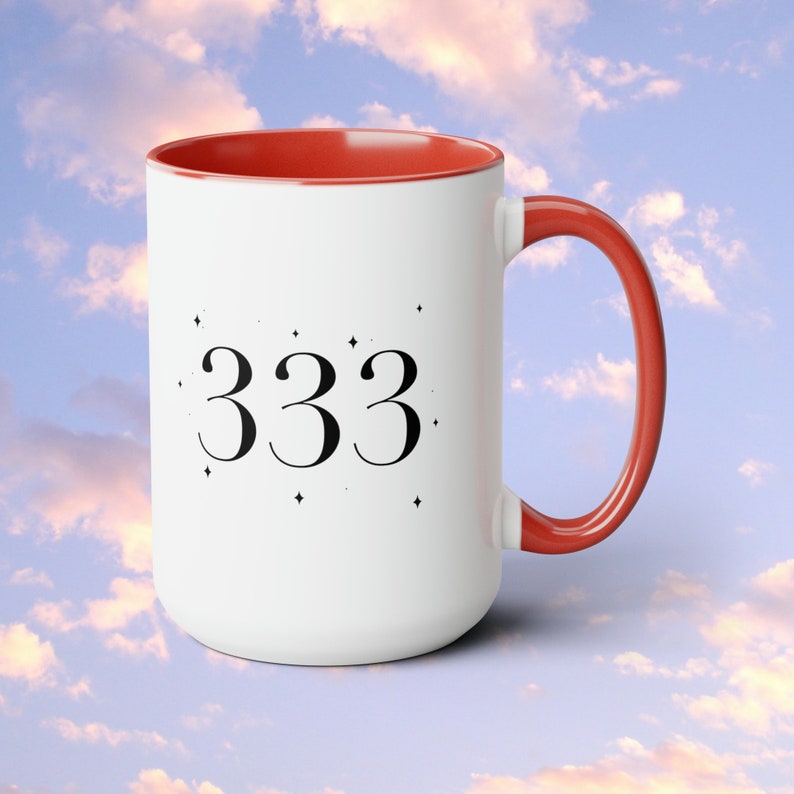 Angel Number Print, Witchy Mug, Positive I Am Affirmation Print Mug ...