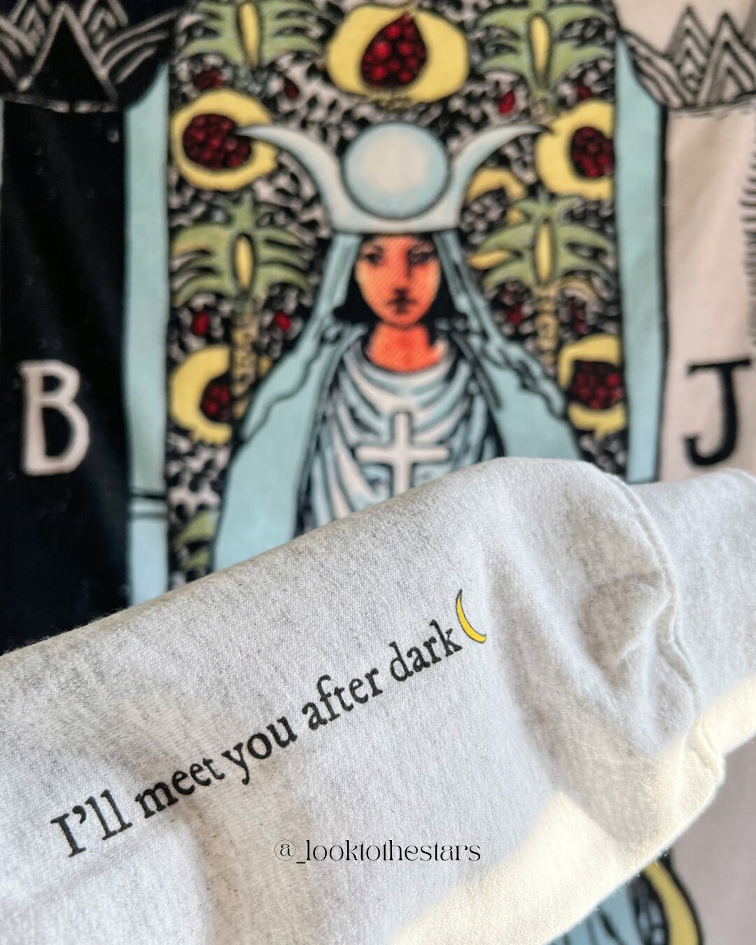 Evermore Taylor Tarot Sweatshirt, Eras Tour Outfit, Taylor as the High ...
