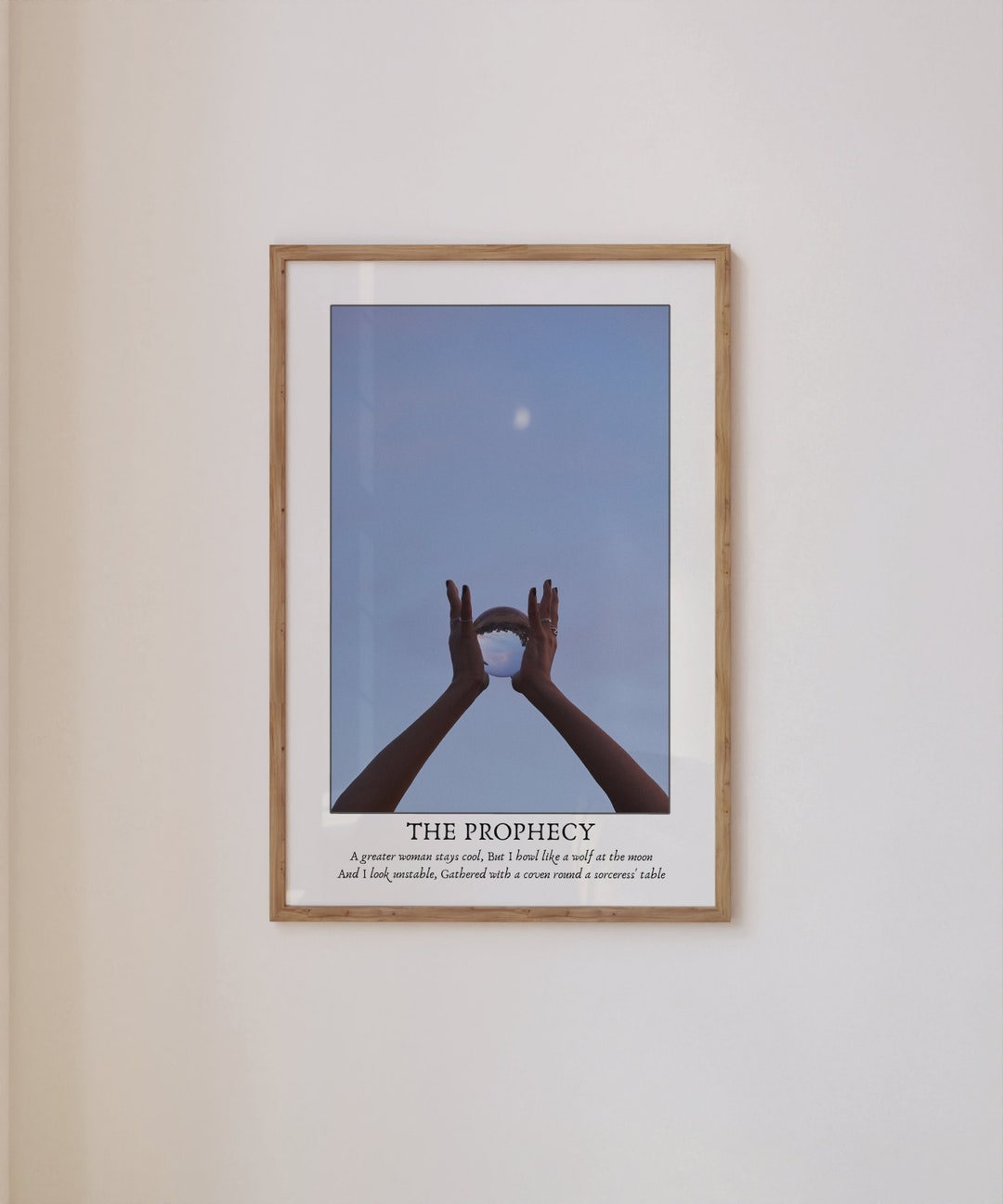 The Prophecy, Taylor Lyrics, Tortured Poets Lyrics, TTPD, Witchy Decor ...