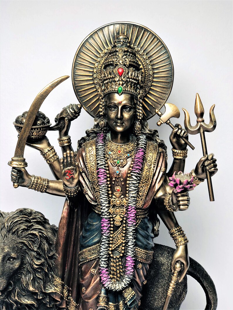Durga Maa Idol Amba Statue Shaila Putri Kali Sculpture Durga - Etsy