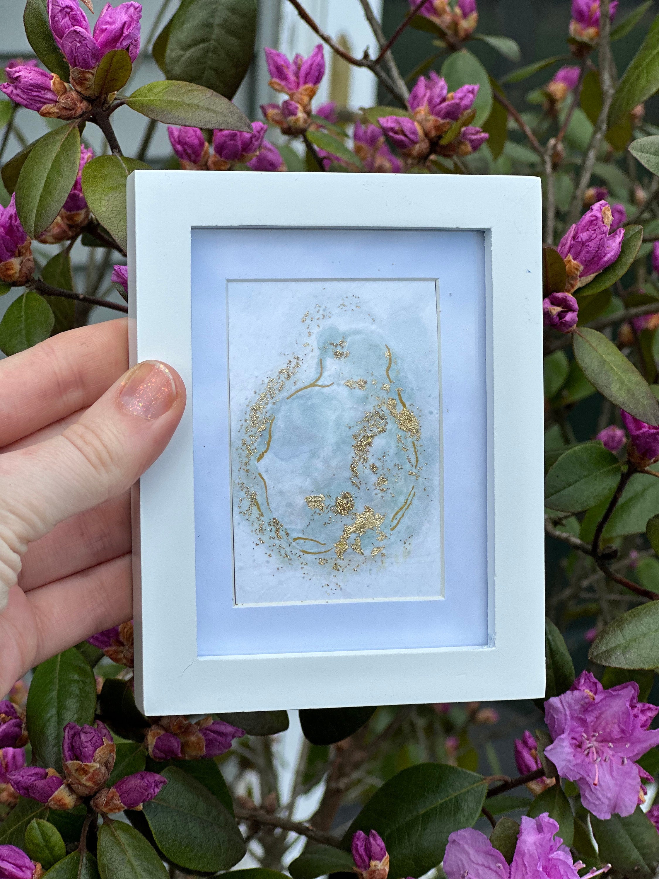Custom Miniature Embryo Art, Framed Embryo Art, IVF Embryo Painting ...