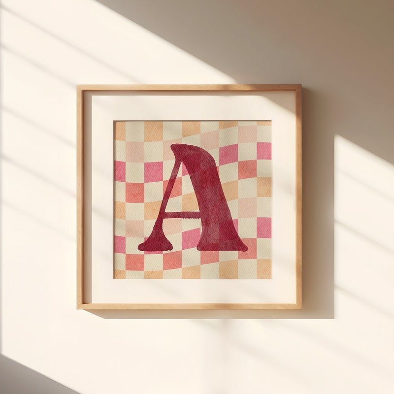 Custom Letter Art - Etsy