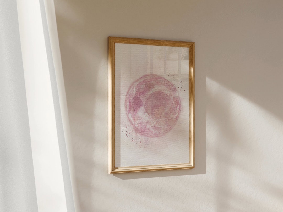Blastocyst 5 Day Embryo Watercolor Art Print, IVF Embryo Painting, IVF ...
