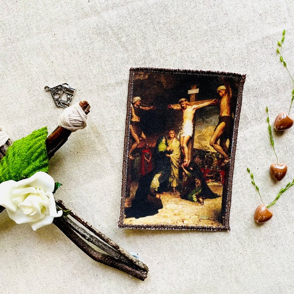 Catholic Cross Patch - Etsy