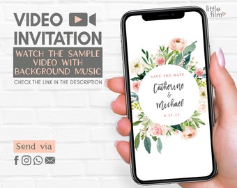 Zoom Wedding Invitation - Etsy