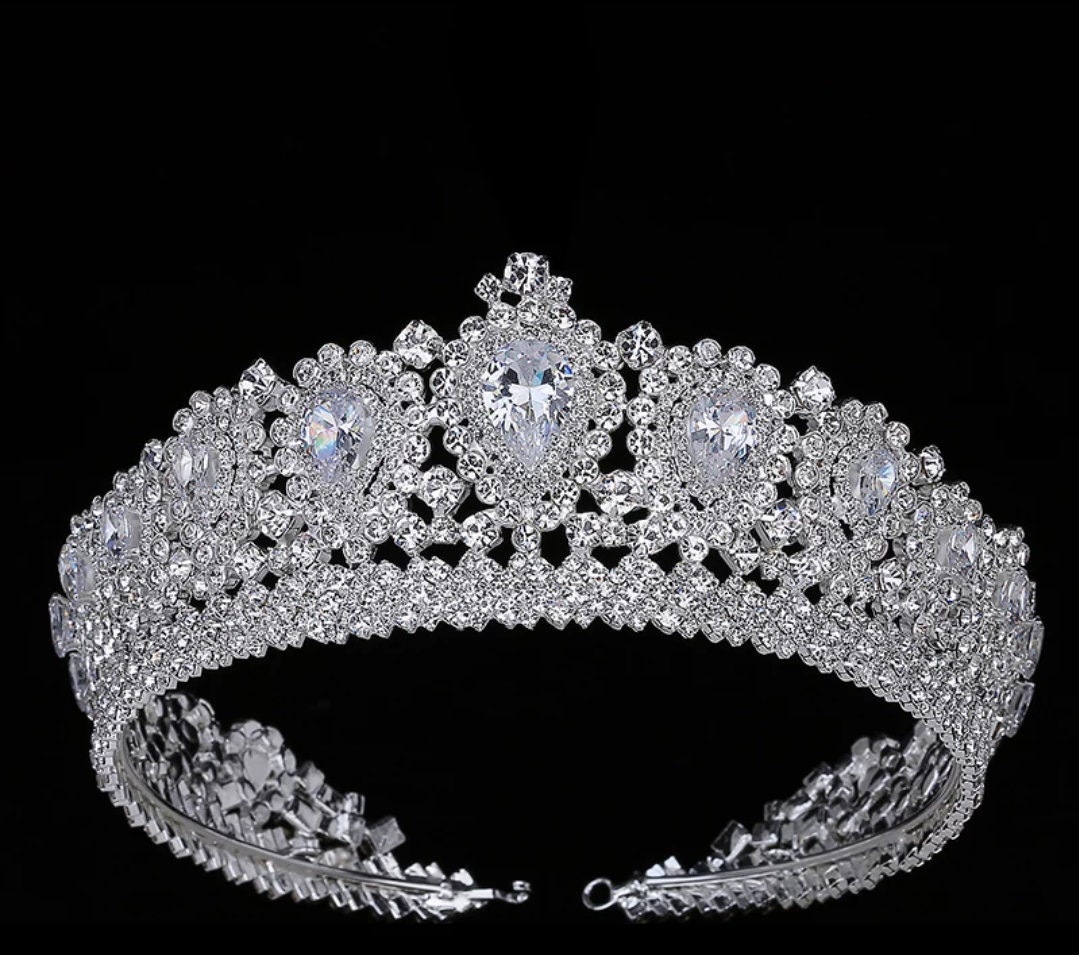 Bling Out Tiara With Zirconia Crystal | Etsy