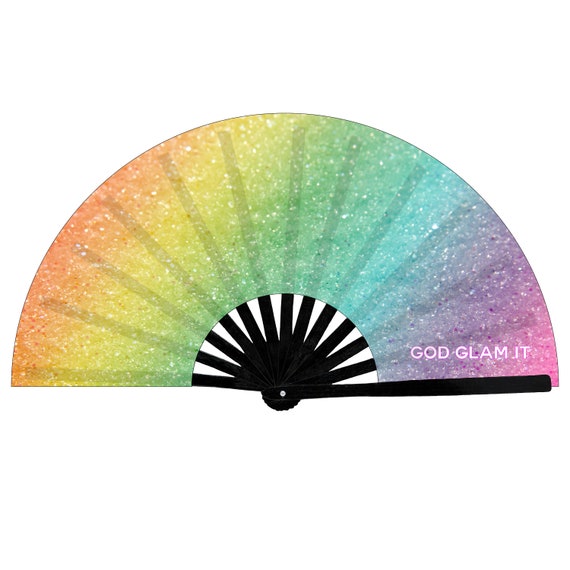 Pastel Pride Hand Fan | Etsy