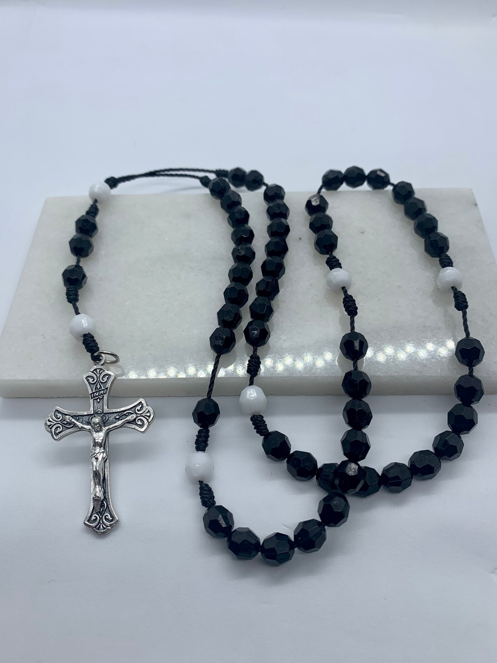 Handmade Beaded String Rosary | Etsy