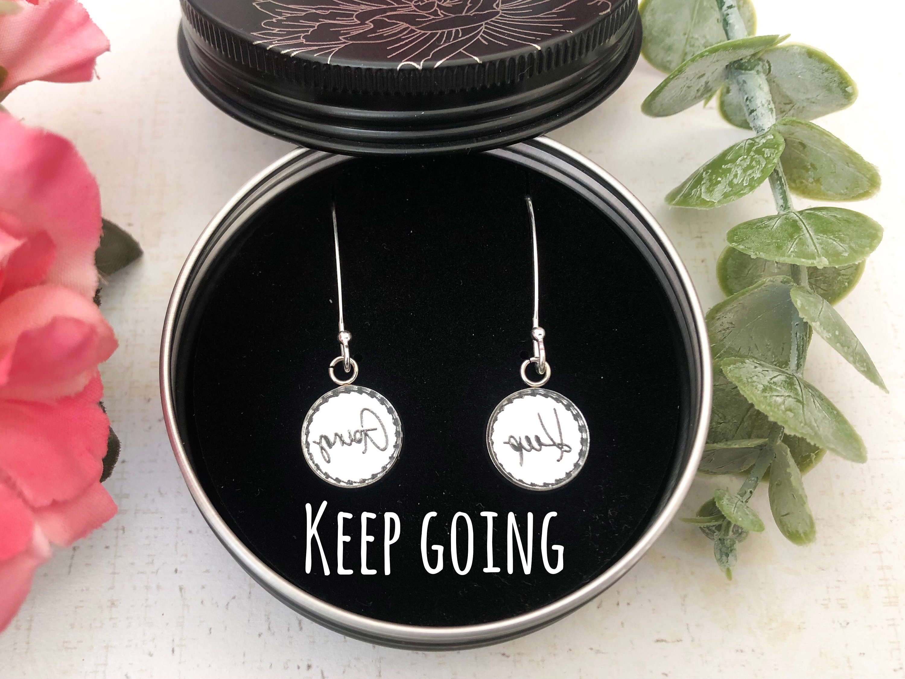 Personalised Word Jewellery Choose Your Own Word Earrings - Etsy