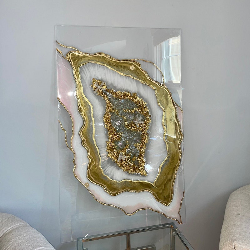 Resin Abstract Art - Etsy