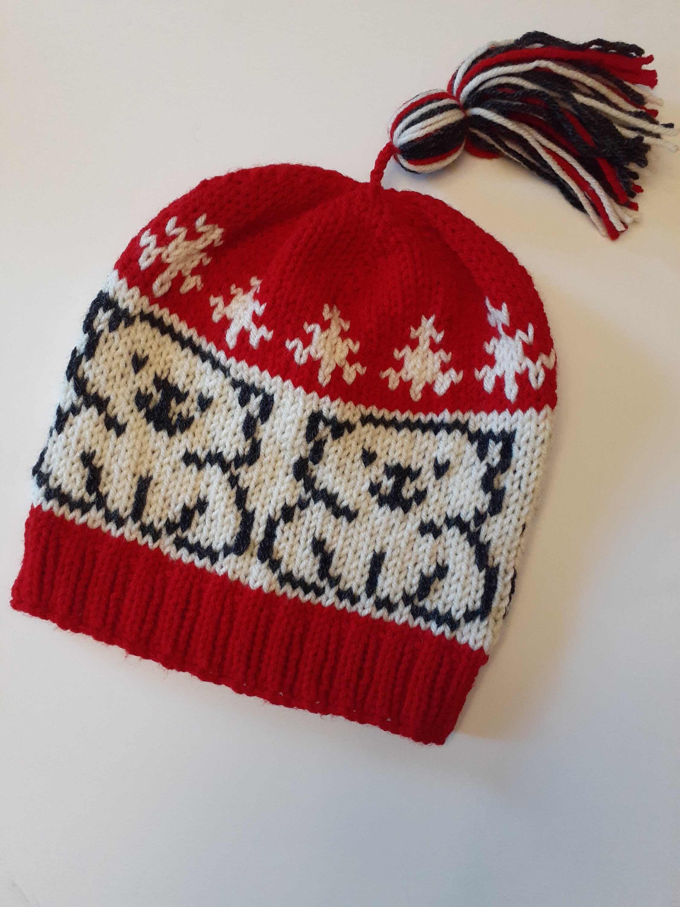 Mooseknitcanada Polar Bear Hat Pattern - Etsy